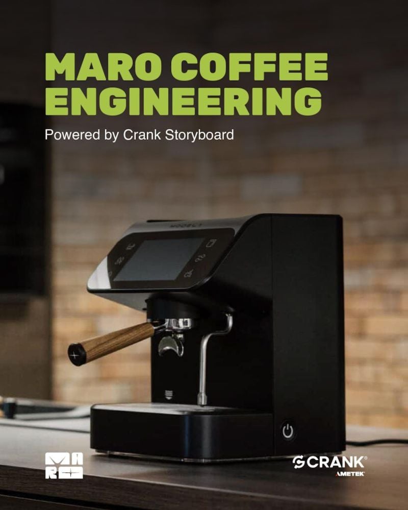 Coffee Machine UI Design & Development | Crank AMETEK